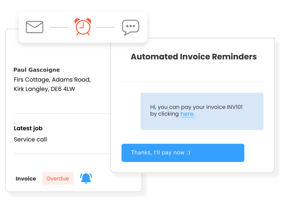 Automated service reminder software & app