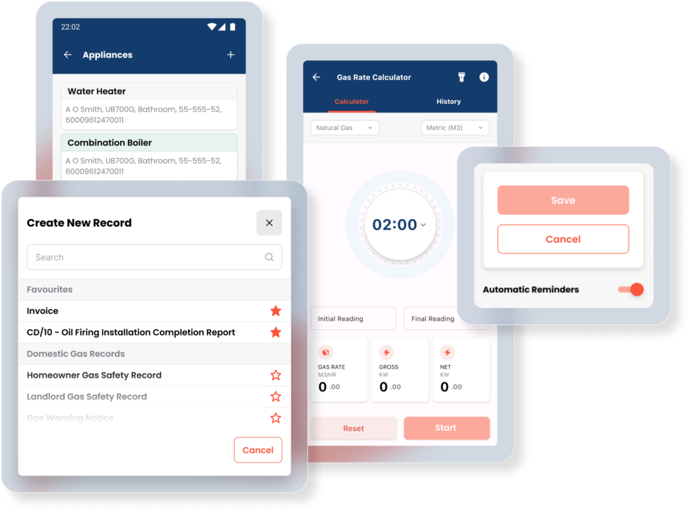 #1 App for Gas Engineers / Heating & Plumbing Professionals