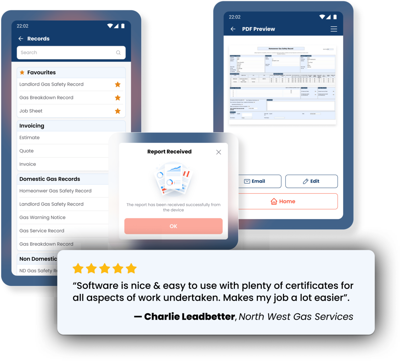 Paperless Gas Certificates & Records - Gas Engineer Software